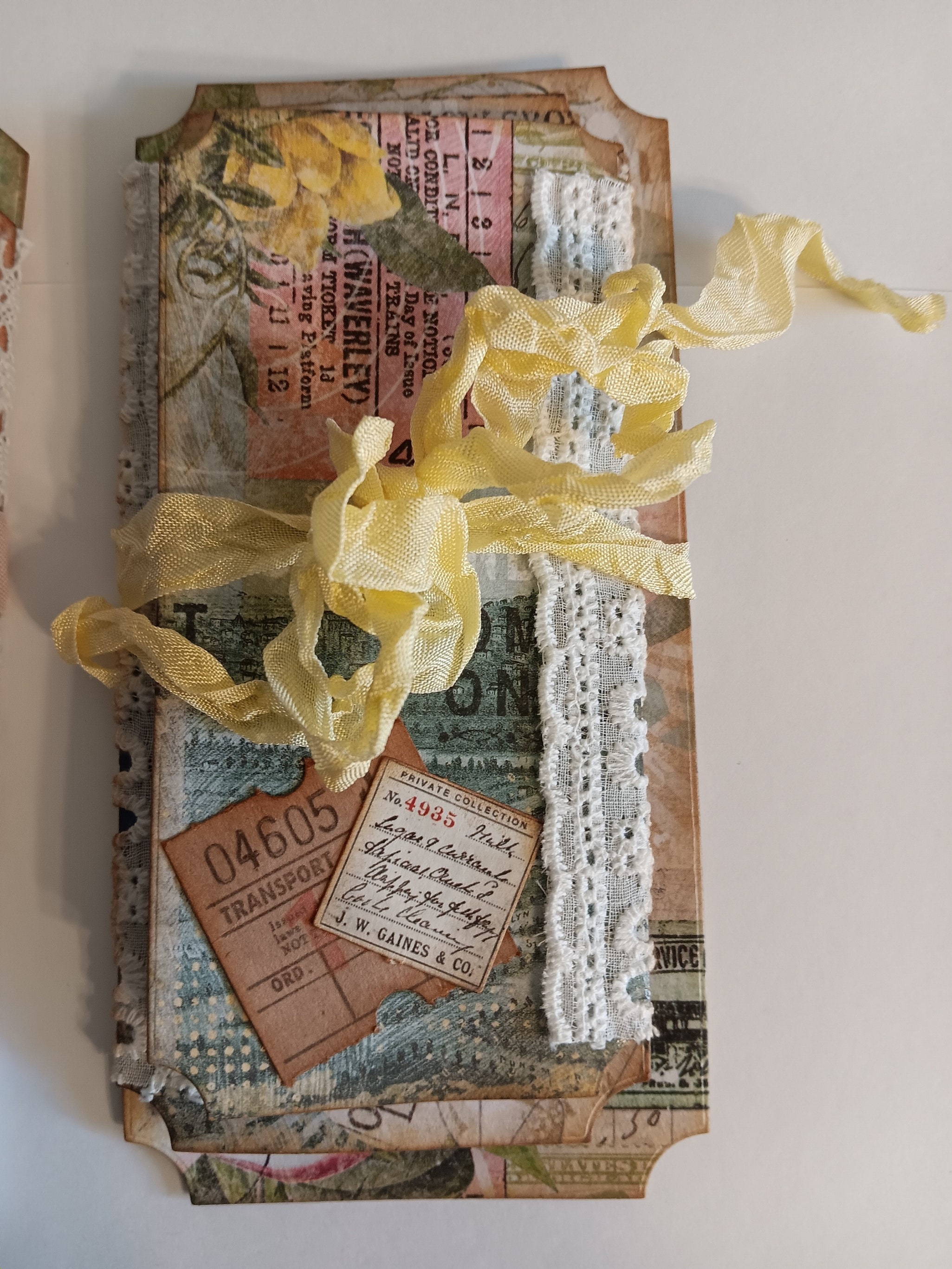 Accordion Ephemera, Set of 2, Ephemera Inserts, JJ Ephemera, Junk Journals, Handmade Ephemera ...