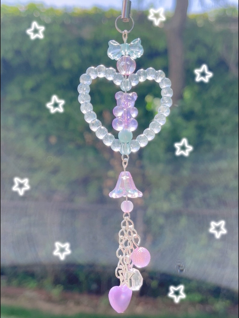 BLUE/PURPLE Charms Different Sizes and Styles, Jellyfish, Bows, Stars ...
