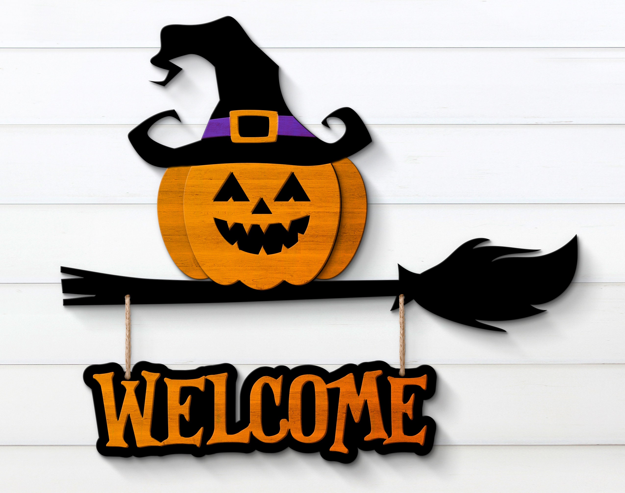 Halloween Welcome Sign Svg Halloween Door Hanger Svg - Etsy