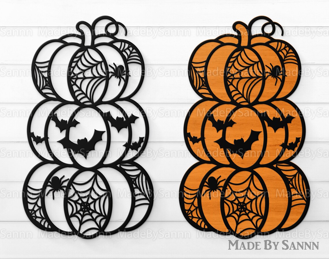 Halloween Standing Pumpkins Svg, Fall Gowforge Svg, Autumn Svg ...