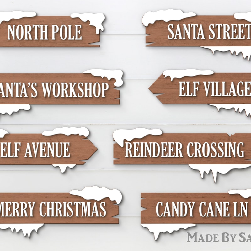Christmas Wood Sign Svg - Etsy