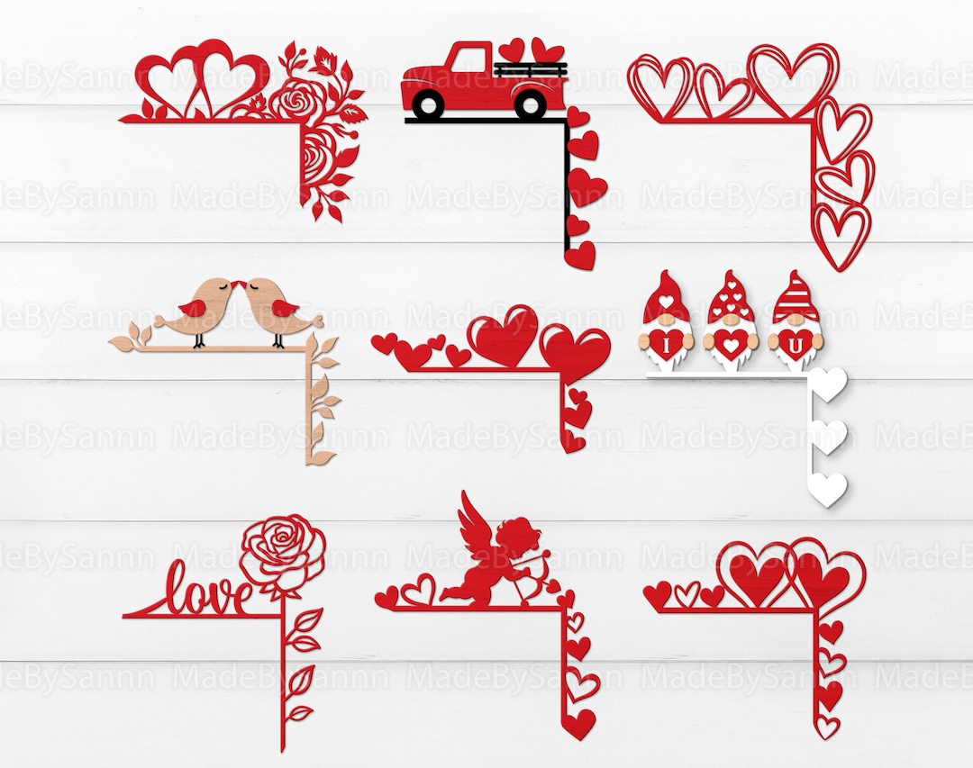 Valentines Door Corner Bundle, Valentines Decor, Valentines Day Door ...