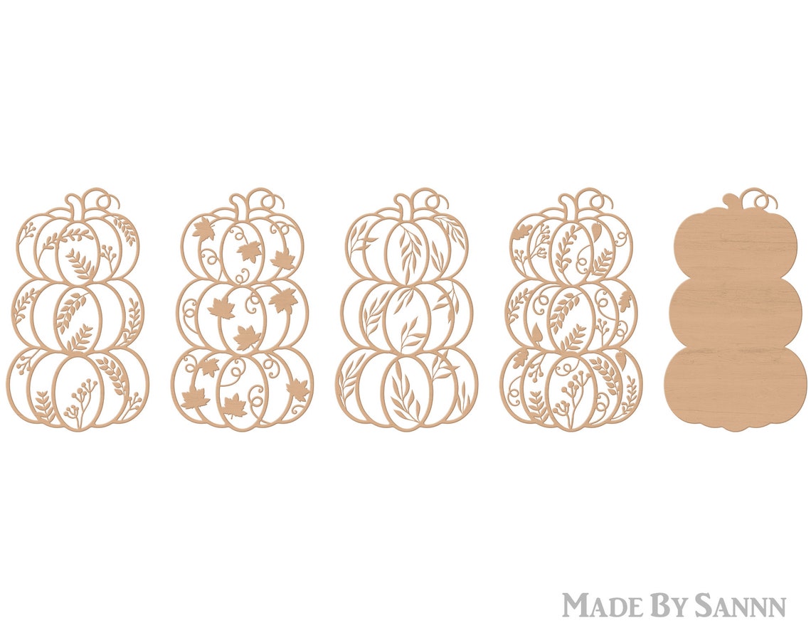 Halloween Standing Pumpkins Bundle Svg, Fall Gowforge Svg, Autumn Svg ...