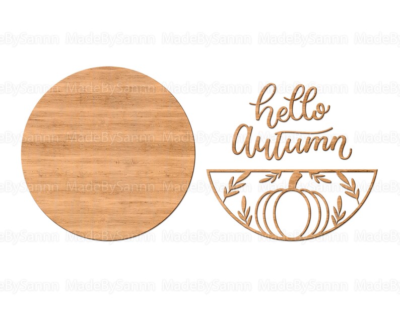 Autumn Door Hanger Svg, Fall Door Sign, Autumn Bundle Svg, Hello Fall ...