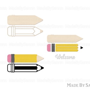 Teacher Pencil Sign SVG Laser Cut, Teacher Gifts Svg, Back to School ...