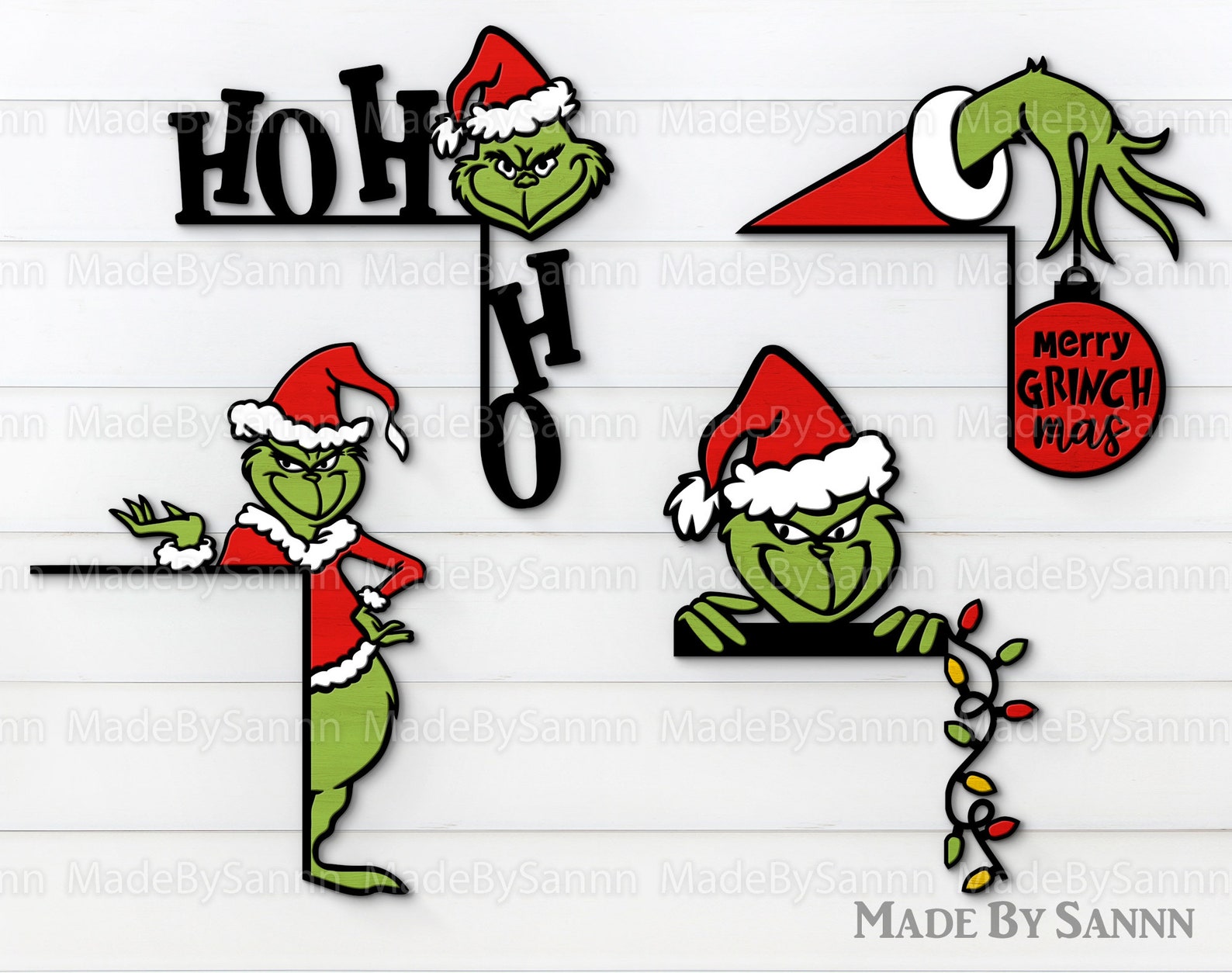 Christmas Door Corner Svg Hohoho Svg Christmas Svg Santa - Etsy Canada