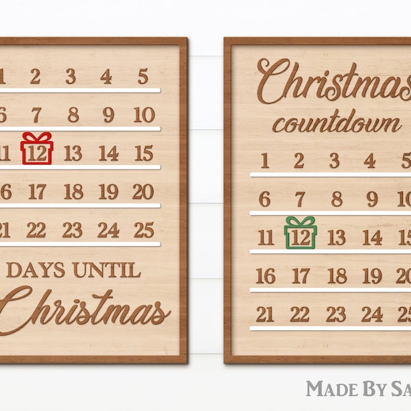 Christmas Countdown - Etsy