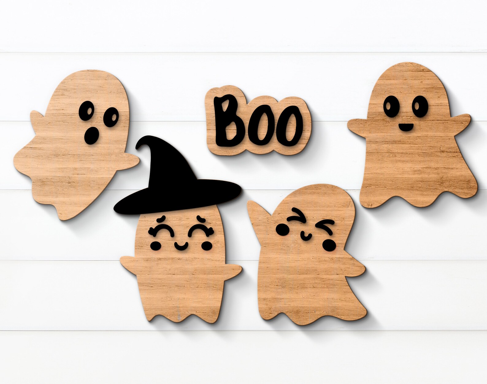 Cute Ghosts SVG Halloween Svg Ghost Svg Halloween Laser Cut - Etsy