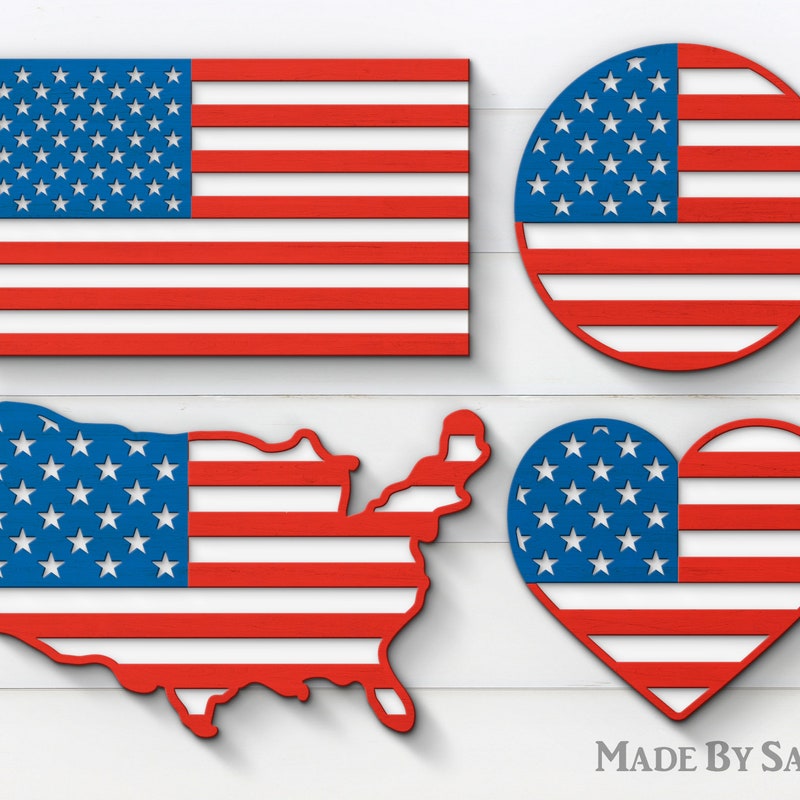 American Flag Svg - Etsy
