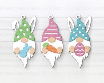 Spring Gnome Bundle Svg, Spring Gnomes Svg, Spring Gloworge Svg, Gnome ...