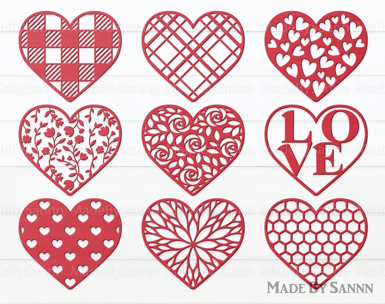 Hearts Svg Heart Cutting Templates Svg Vector Hearts Svg - Etsy