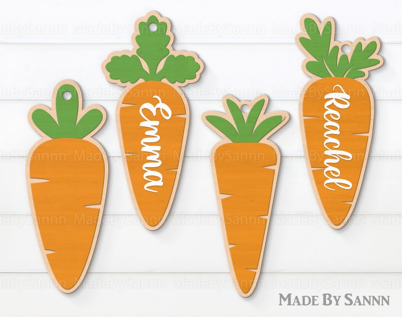 Carrot Basket Tag Svg Easter Tags Svg Carrot Tag Bundle Svg - Etsy
