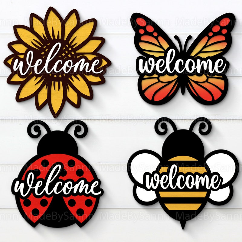 Name Door Sign Butterfly - Etsy