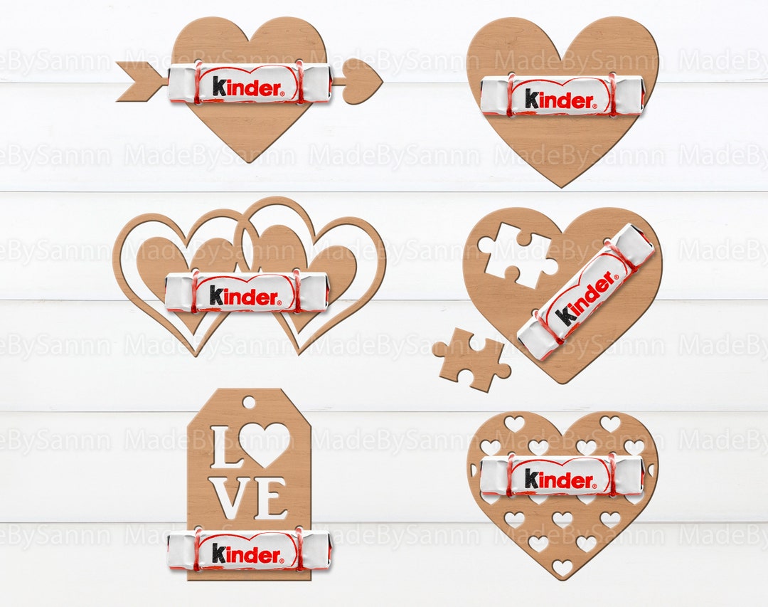 Cute Valentines Chocolate Holders SVG, Sweet Candy Holder SVG ...