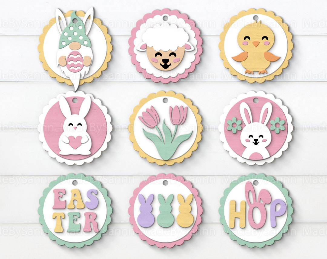 Easter Ornaments Svg Easter Decor Svg Cute Easter Ornaments - Etsy