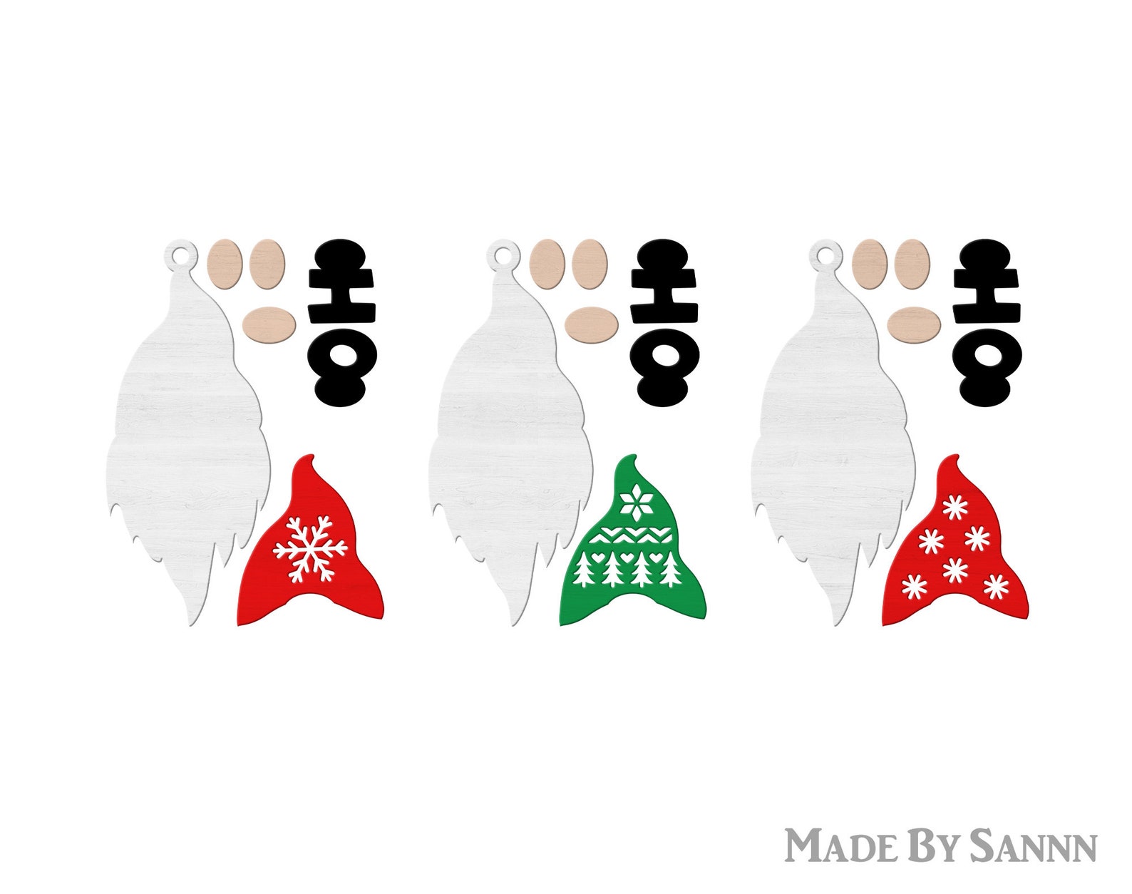 Christmas Gnomes Svg Ho Ho Ho Svg Gnomes Bundle Svg Laser - Etsy