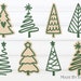 Christmas Tree Bundle Svg, Doodle Tree Svg, Christmas Decor Svg, Laser ...