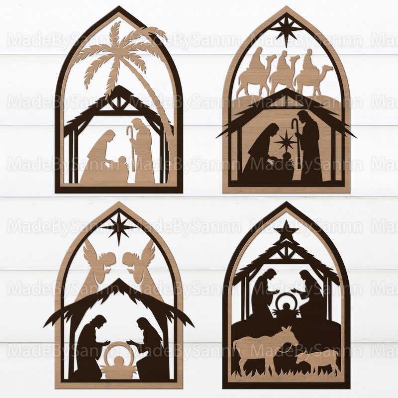 Nativity Scene Svg - Etsy
