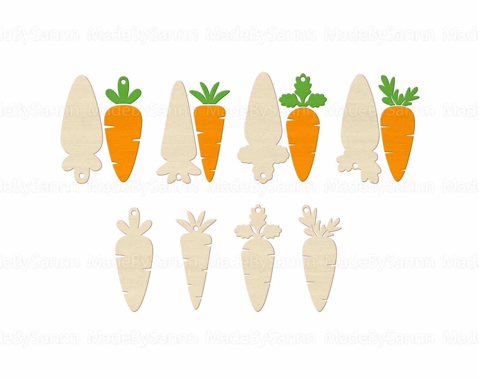 Carrot Basket Tag Svg Easter Tags Svg Carrot Tag Bundle Svg - Etsy