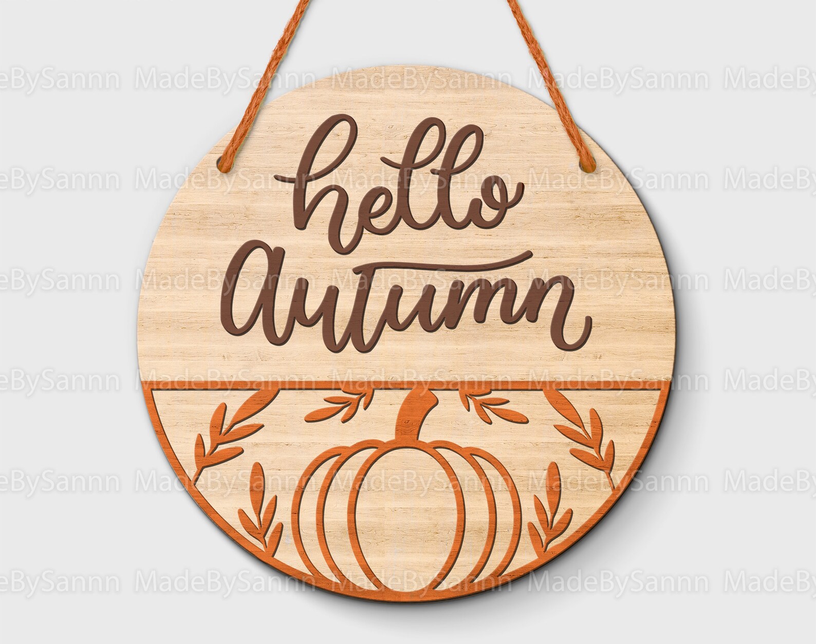 Autumn Door Hanger Svg, Fall Door Sign, Autumn Bundle Svg, Hello Fall ...