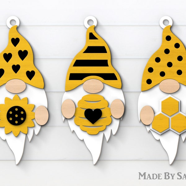 Bee Gnomes Svg - Etsy