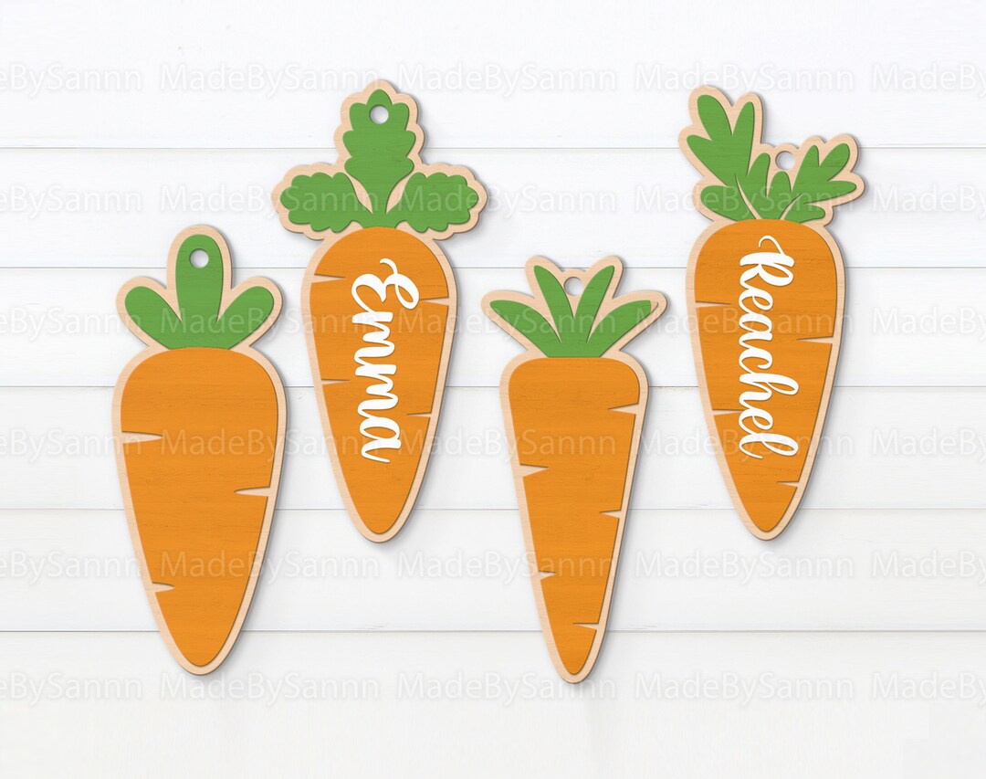 Carrot Basket Tag Svg, Easter Tags Svg, Carrot Tag Bundle Svg, Easter ...