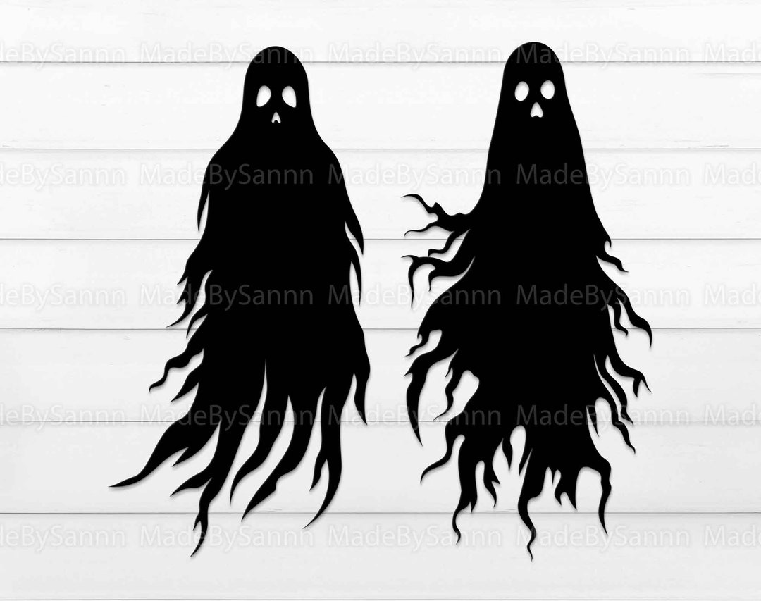 Scary Ghosts SVG, Ghost Decor Svg, Spooky Svg, Scary Ghost Svg ...