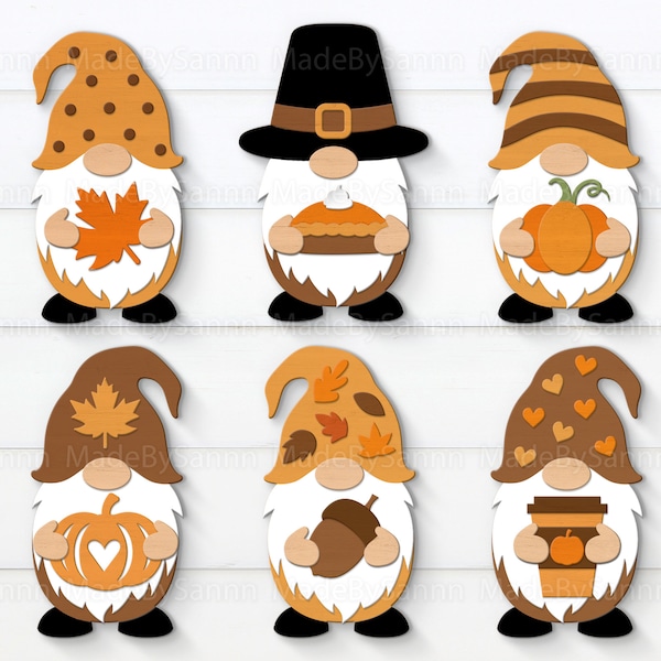 Fall Gnomes Svg - Etsy