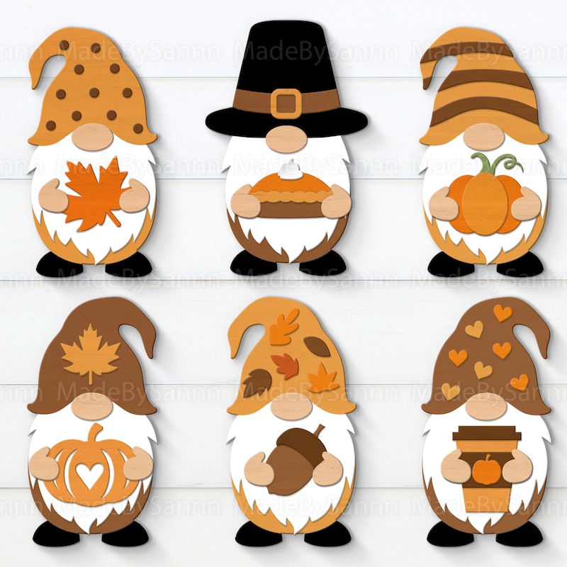 Fall Gnome Svg - Etsy