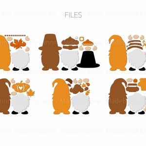 Thanksgiving Gnomes Svg Bundle, Gnome Glowforge, Fall Gnome Svg, Autumn ...