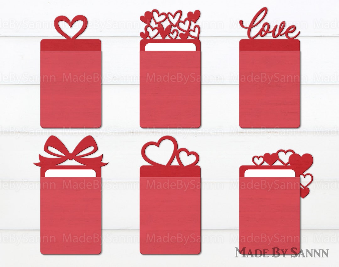 Valentines Day Gift Card Holder Svg, Valentines Day Svg, Love Tag Svg ...