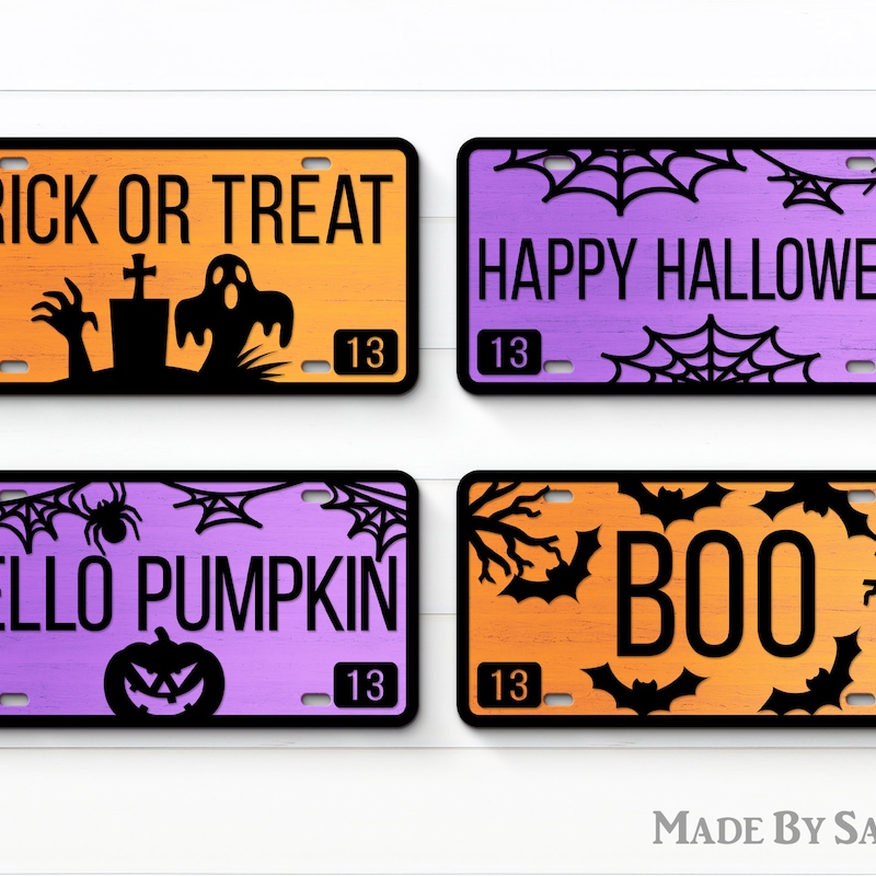 Halloween Plates - Etsy