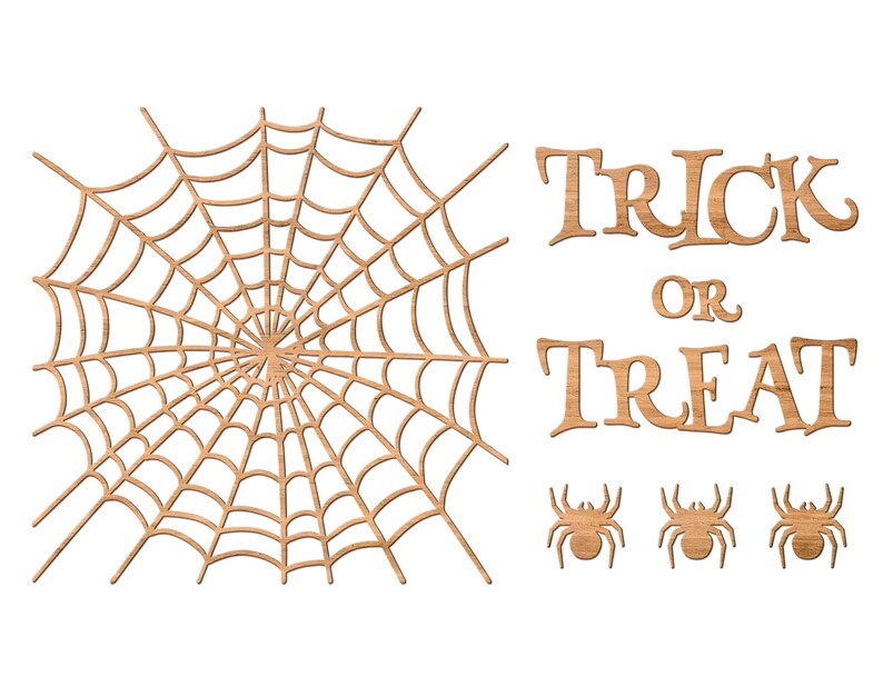 Halloween Trick or Treat Svg Halloween Spiders Web Svg - Etsy