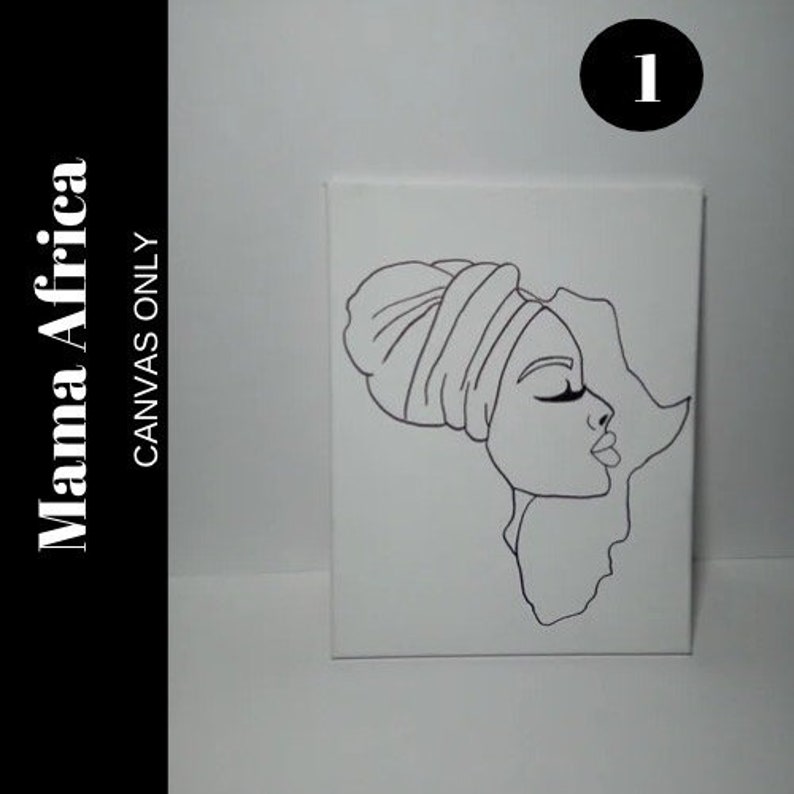 Black History Month | Pre-drawn Canvases | DIY Paint Night| Black ...