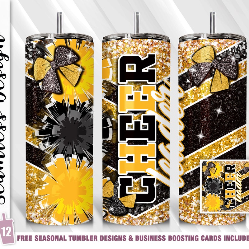 Cheerleader Sublimation Designs - Etsy