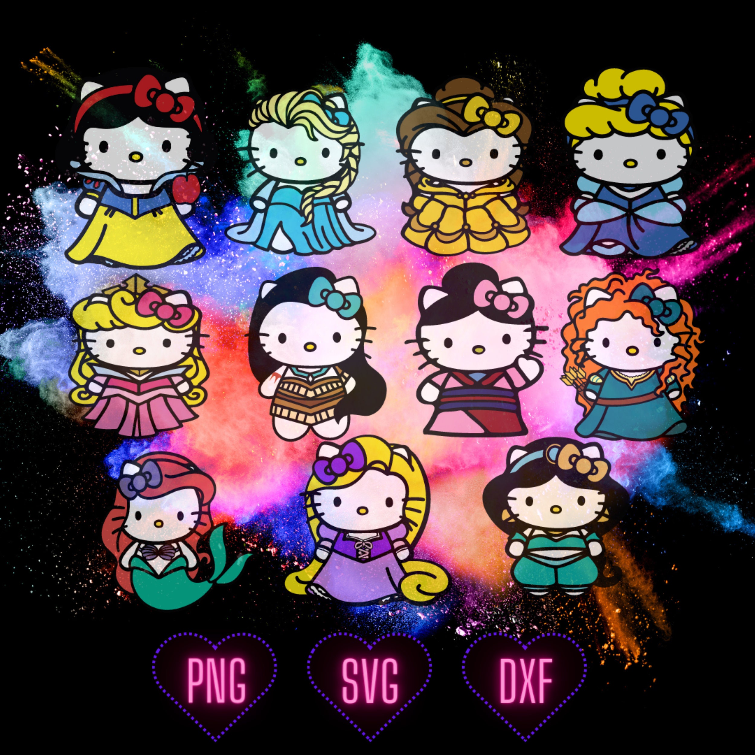 Princess Hello Kitty Vector