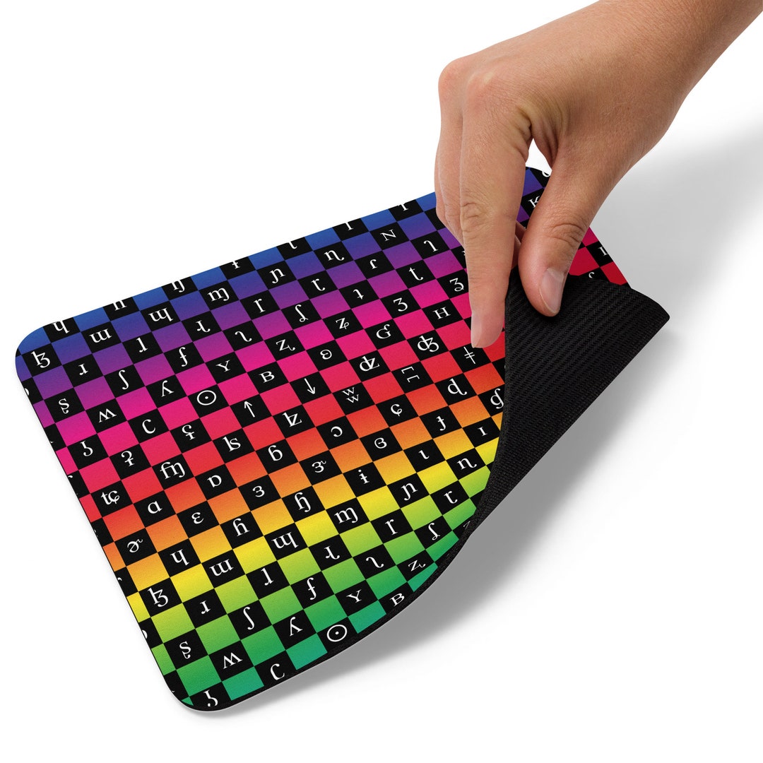 IPA Rainbow Checker Mouse Pad - Etsy