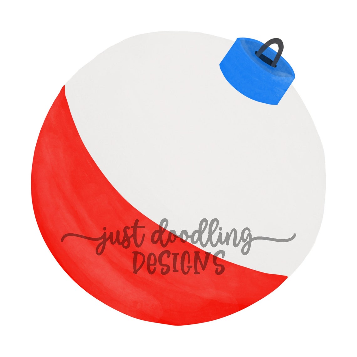 Watercolor Fishing Bobber Clipart - Watercolor Fishing Clipart ...