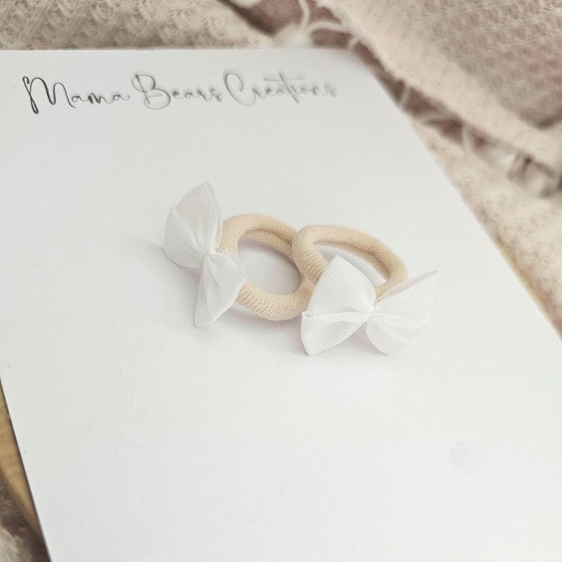 Baby Hair Elastic With Bow - Etsy UK
