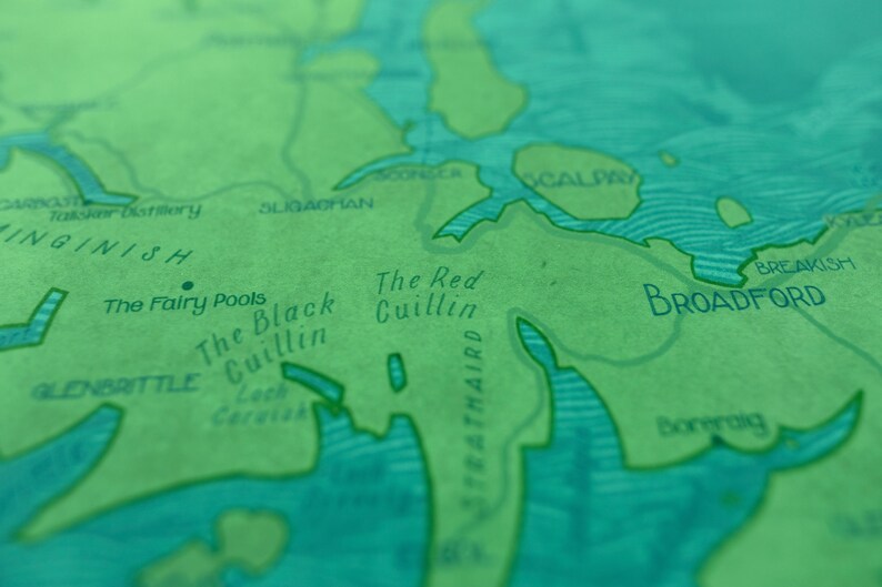 Isle of Skye Map - Etsy UK
