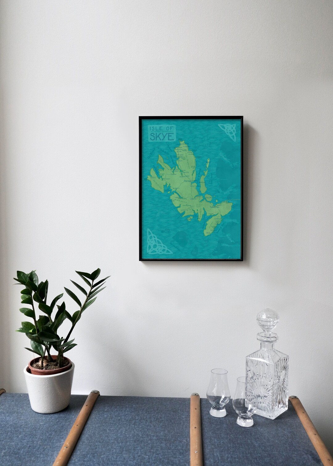 Isle of Skye Map - Etsy UK