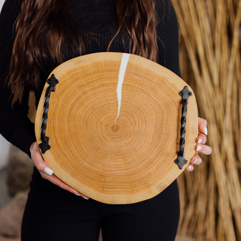 Rustic Wood Tray - Etsy