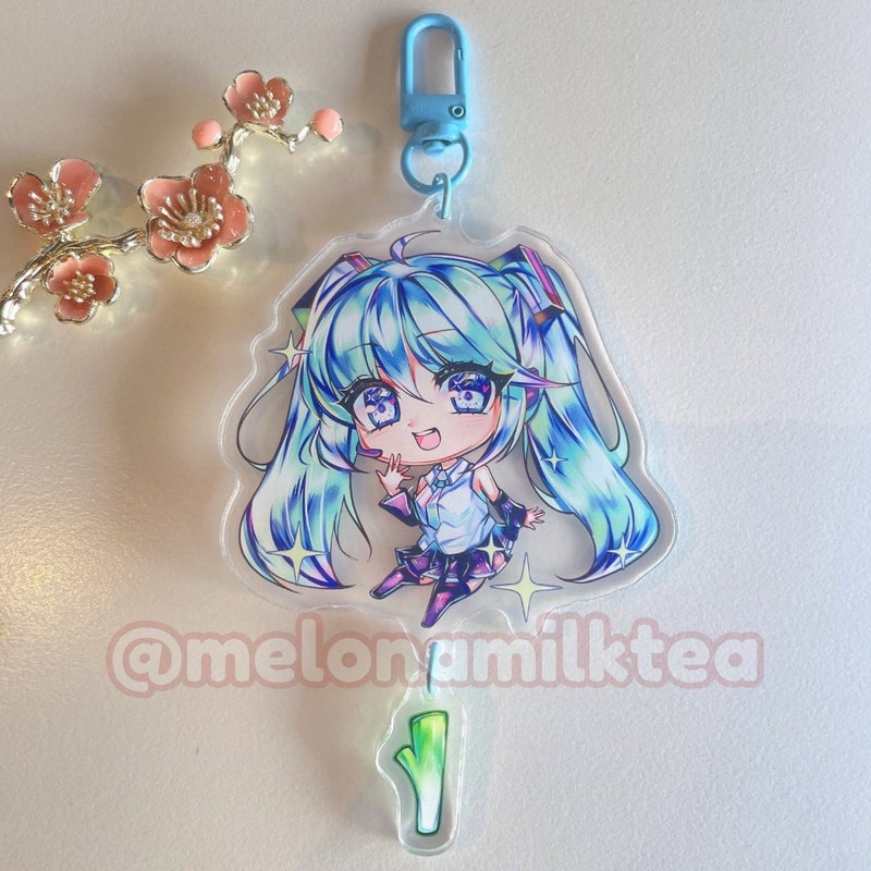 Hatsune Miku Keychain - Etsy