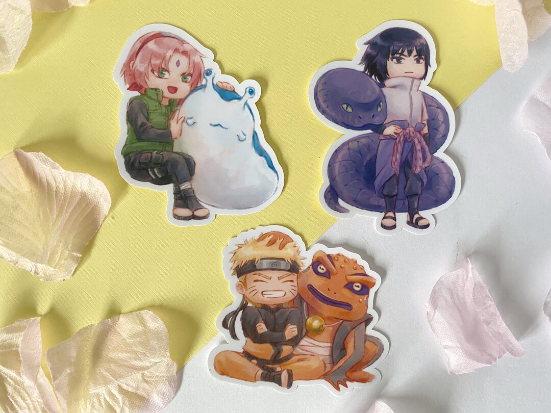 Team 7 Summoning Jutsu - Ninja Fan Art Die Cut Stickers - Etsy
