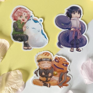 Team 7 Summoning Jutsu - Ninja Fan Art Die Cut Stickers - Etsy