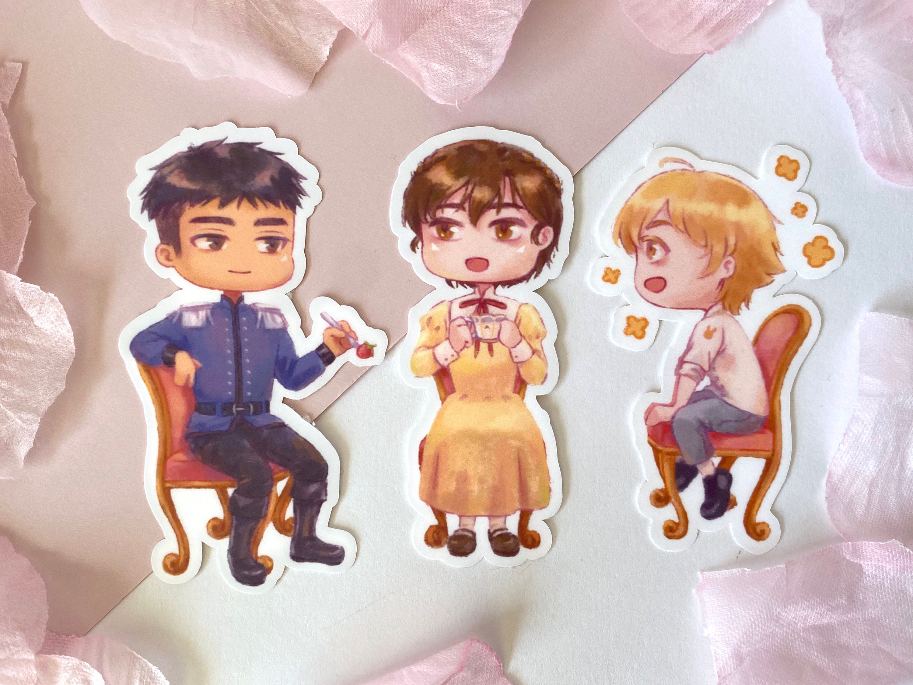 OHSHC Chibi-style Royal Isekai AU - Anime Mini Fan Art Prints - Etsy