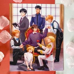 OHSHC Chibi-style Royal Isekai AU - Anime Mini Fan Art Prints - Etsy