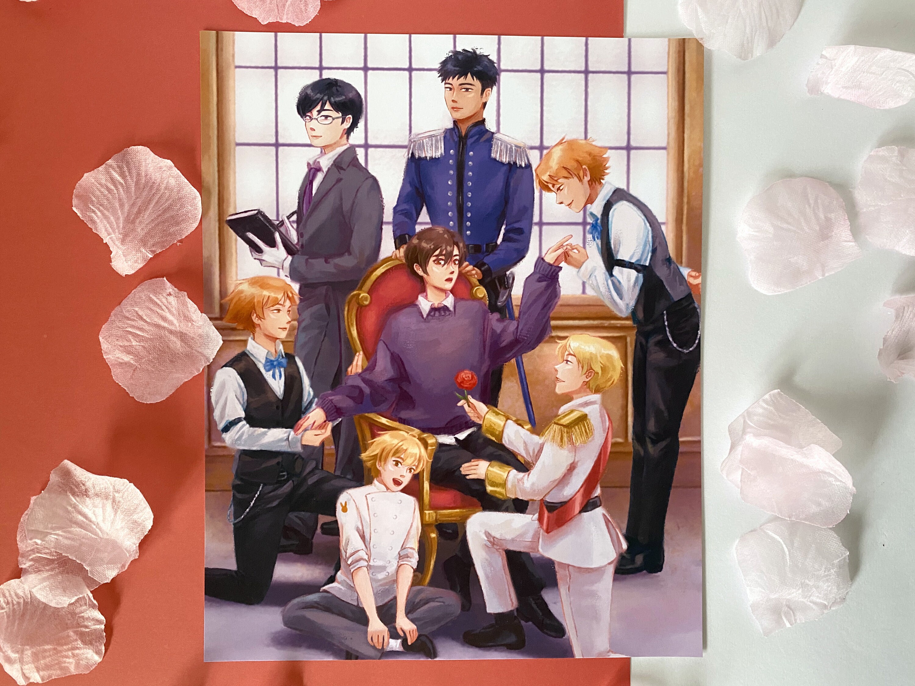 OHSHC Chibi-style Royal Isekai AU - Anime Mini Fan Art Prints - Etsy