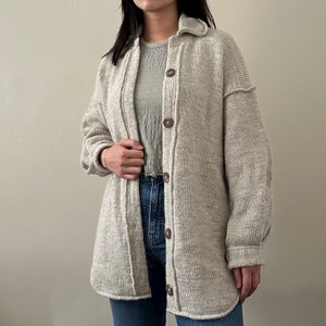 Dawn to Dusk Shacket Knitting Pattern - Etsy