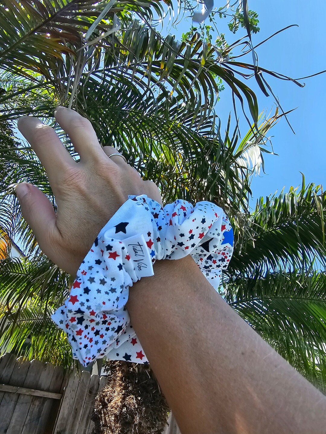 Red White and Blue Scrunchie / Back to School Essential / Stocking ...